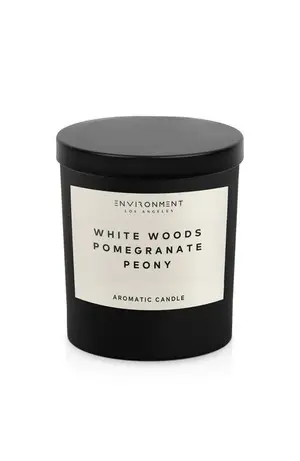 ENVIRONMENT Inspired 5-star Resort Scents Candle - White Woods|pomegranate|peony